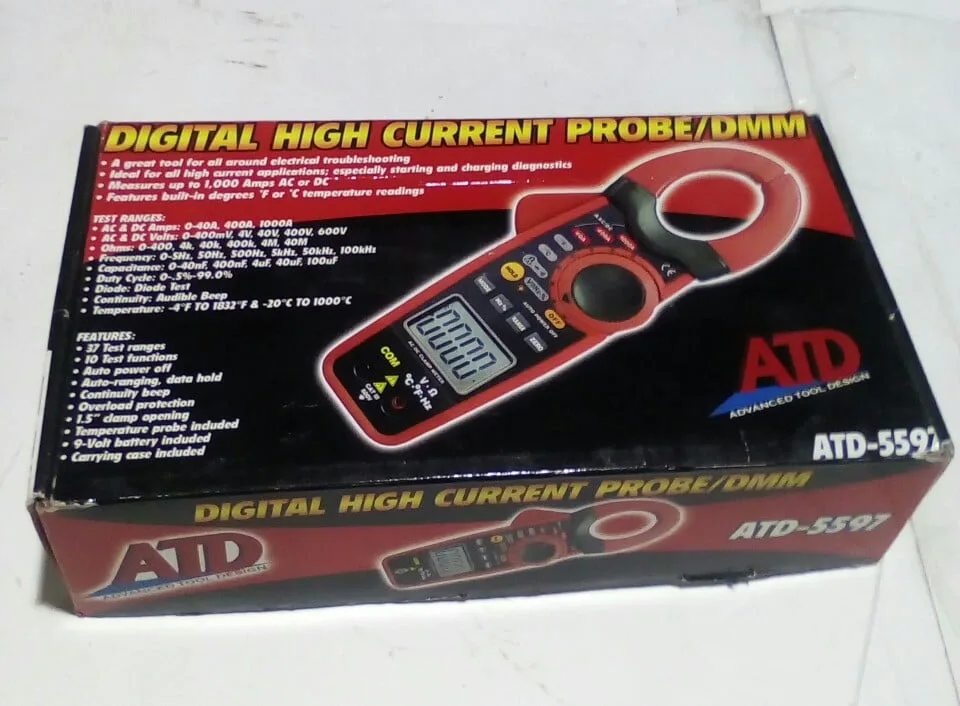 ATD-5597 DIGITAL HIGH CURRENT AC/DC CLAMP METER