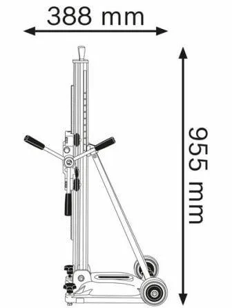 BOSCH GCR 350 350MM PROFESSIONAL DRILL STAND