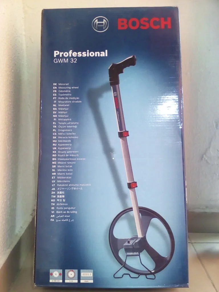 BOSCH GWM-32 DISTANCE MEASURING WHEEL