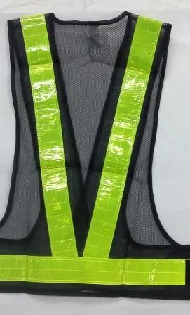 REFLECTIVE V-SHAPED SAVETY NET VEST