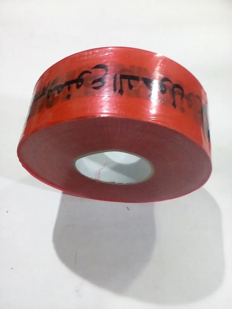 RENYAN 3″ x 800MTR CAUTION TAPE RED & BLACK