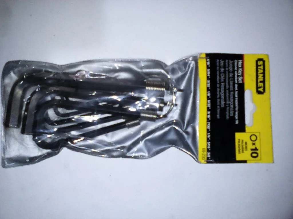 STANLEY 69-230 1/16”-3/8” HEX/ALLEN KEY SET