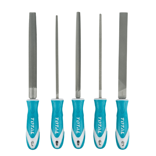 TOTAL THT918516 200MM/8″ 5PCS STEEL FILE SET
