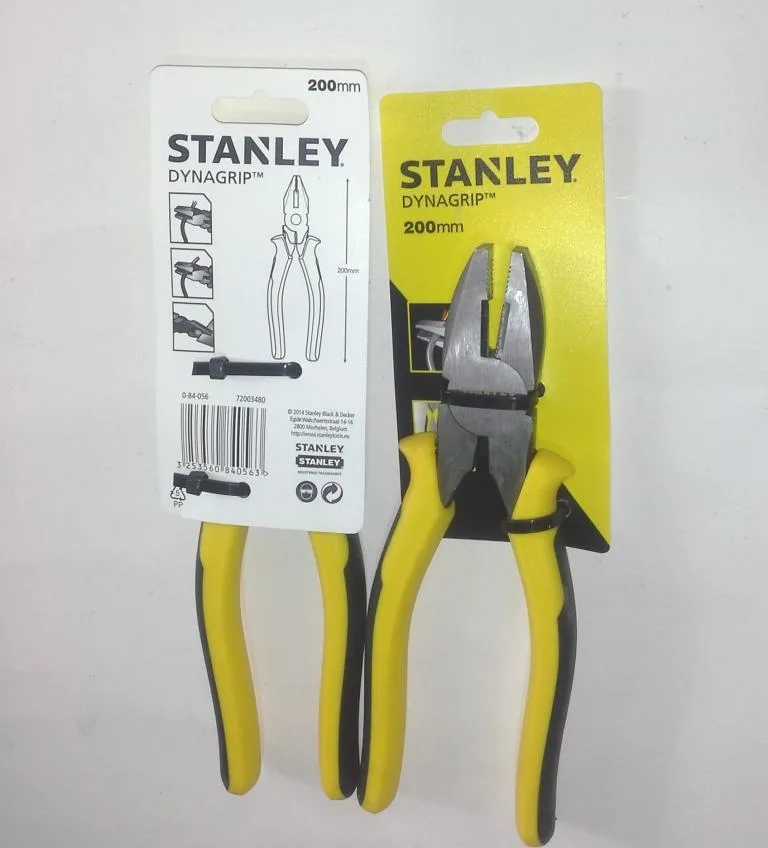 STANLEY 0-84-056 8"/200MM COMBINATION PLIER - DYNAGRIP - Toolz.ng