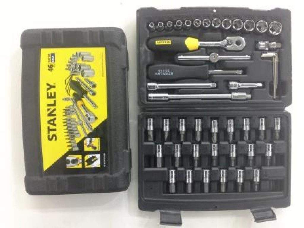 STANLEY STMT72794-8 46PC 1/4"DR. SOCKET/BIT SET - Toolz.ng