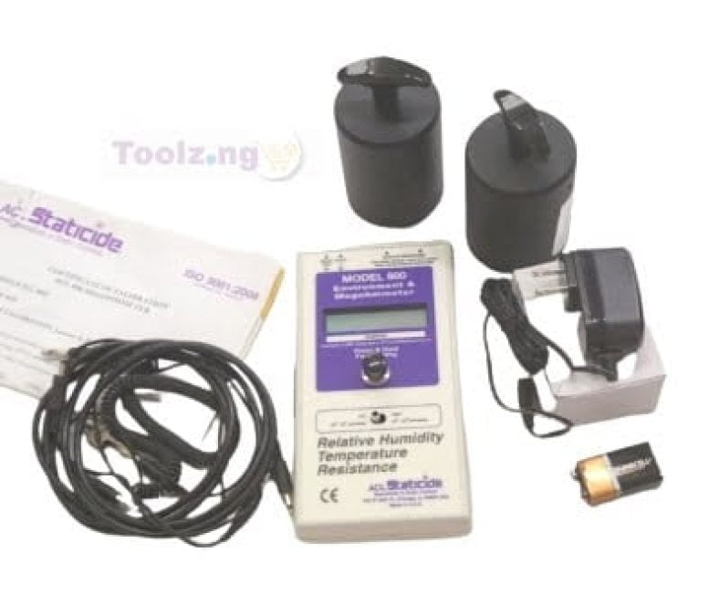 ACL STATICIDE ACL800 DIGITAL SURFACE RESISTANCE MEGOHMMETER TEST KIT ...