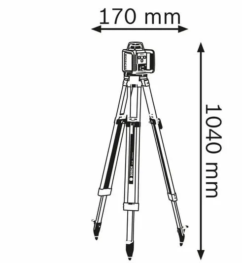 BOSCH BT 160 PROFESSIONAL BUILDING TRIPOD - Toolz.ng