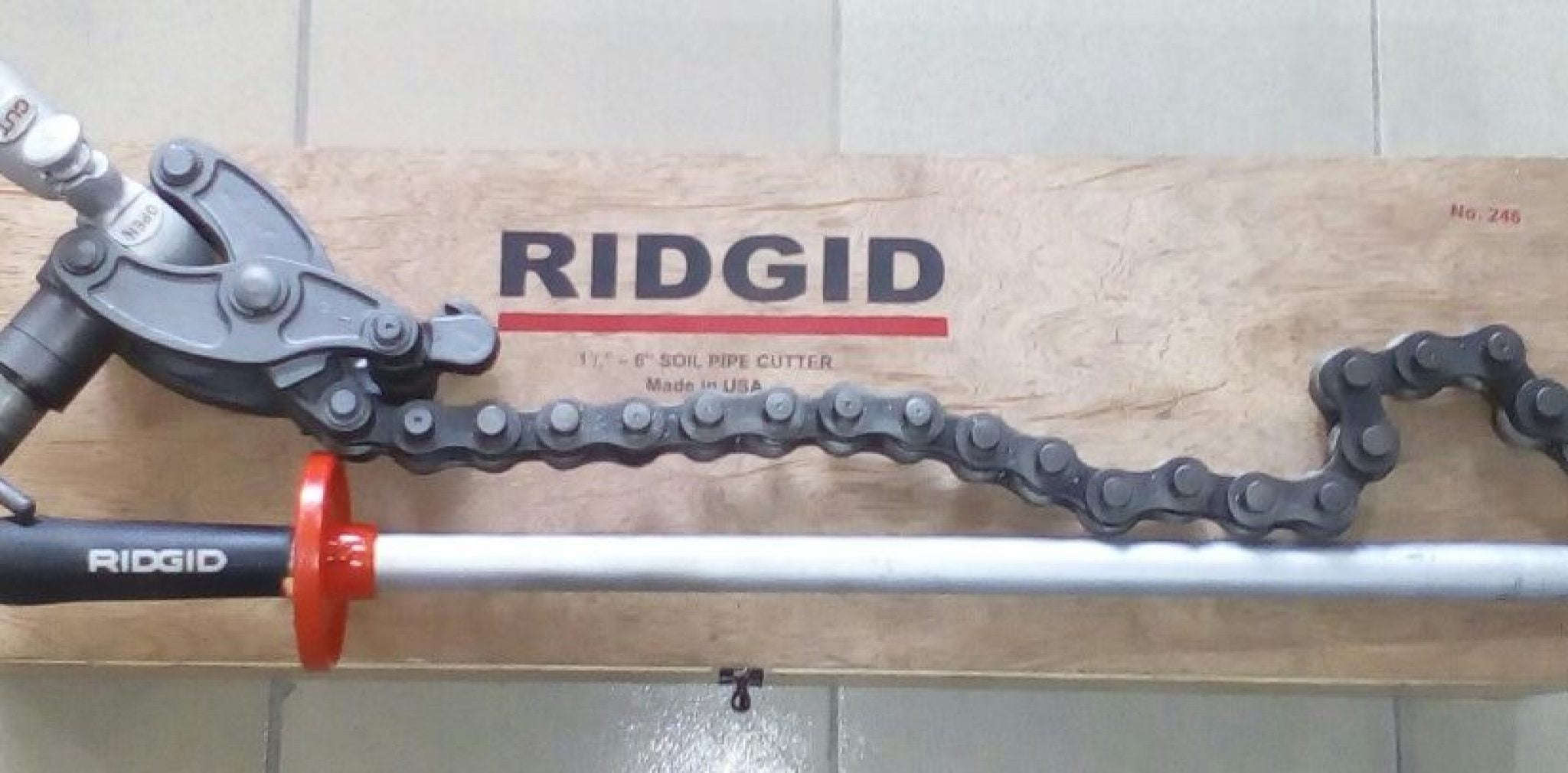 RIDGID 246 1.1/2" - 6" SOIL PIPE CUTTER - Toolz.ng