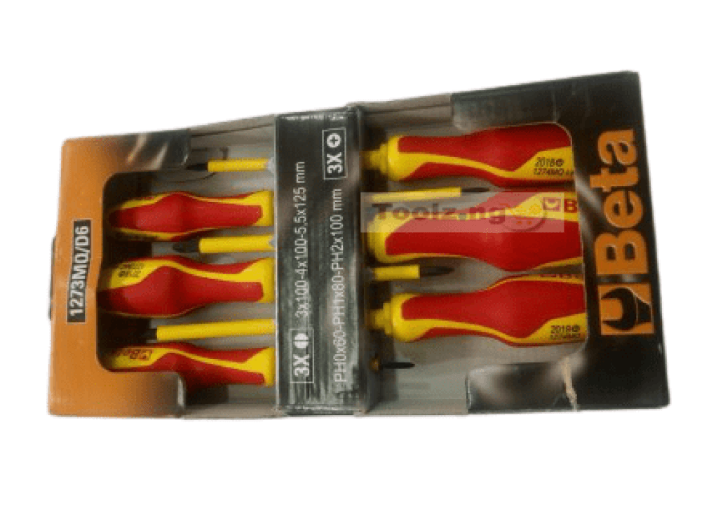 BETA 1273MQ/D6 6PCS 1000V SCREWDRIVERS SET - Toolz.ng