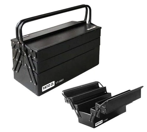 YATO YT-0881 495X200X290MM HEAVY DUTY CANTILEVER TOOL BOX - Toolz.ng