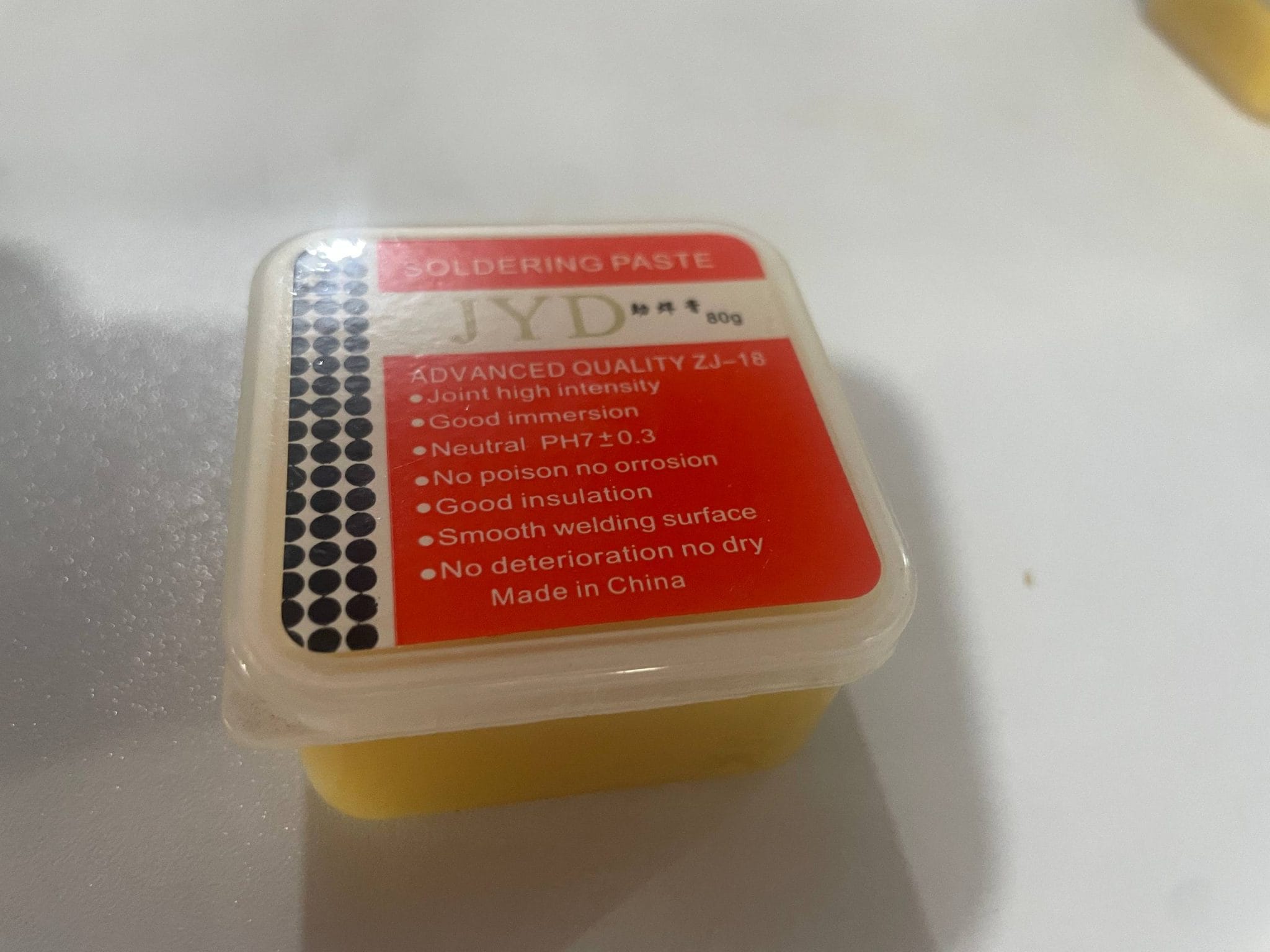 JYD Zj-18 80g Soldering Paste | Toolz.ng