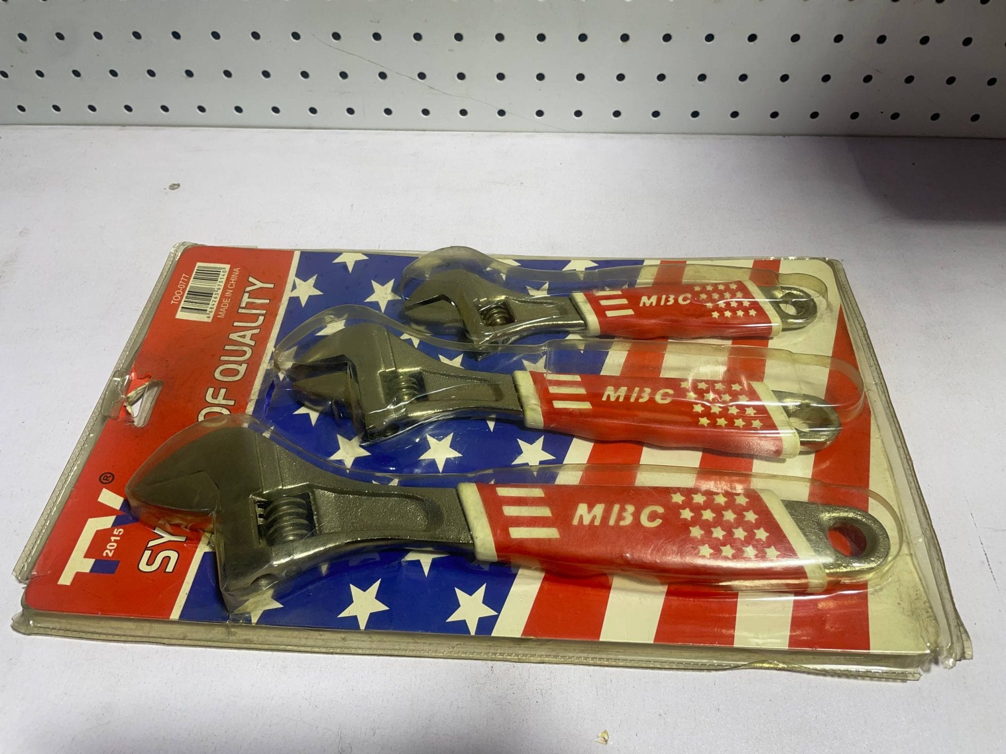 TV Tools 3pcs Adjustable Wrench Set 8–12"