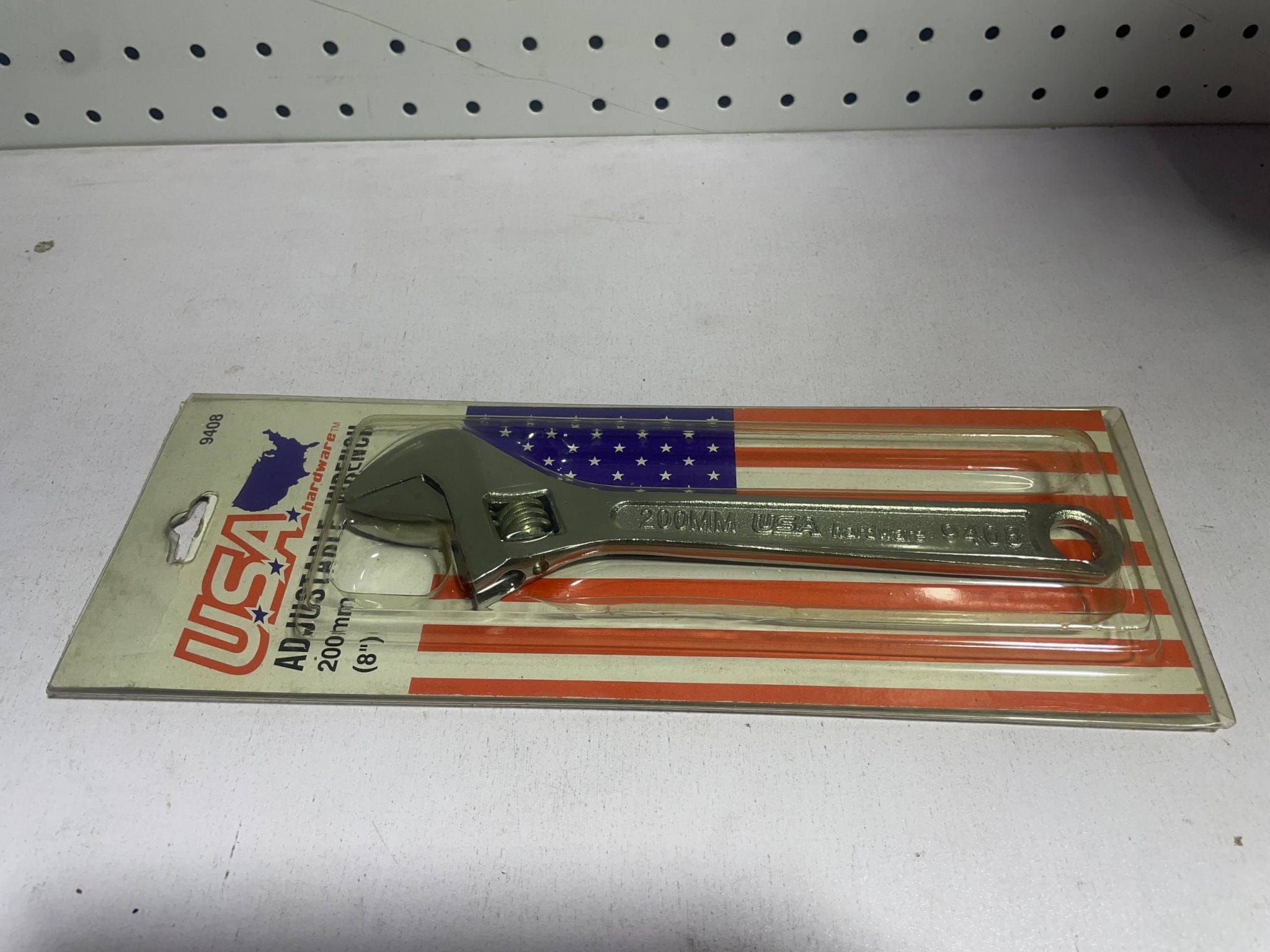 U.S.A 9408 8" Adjustable Wrench For Bolts