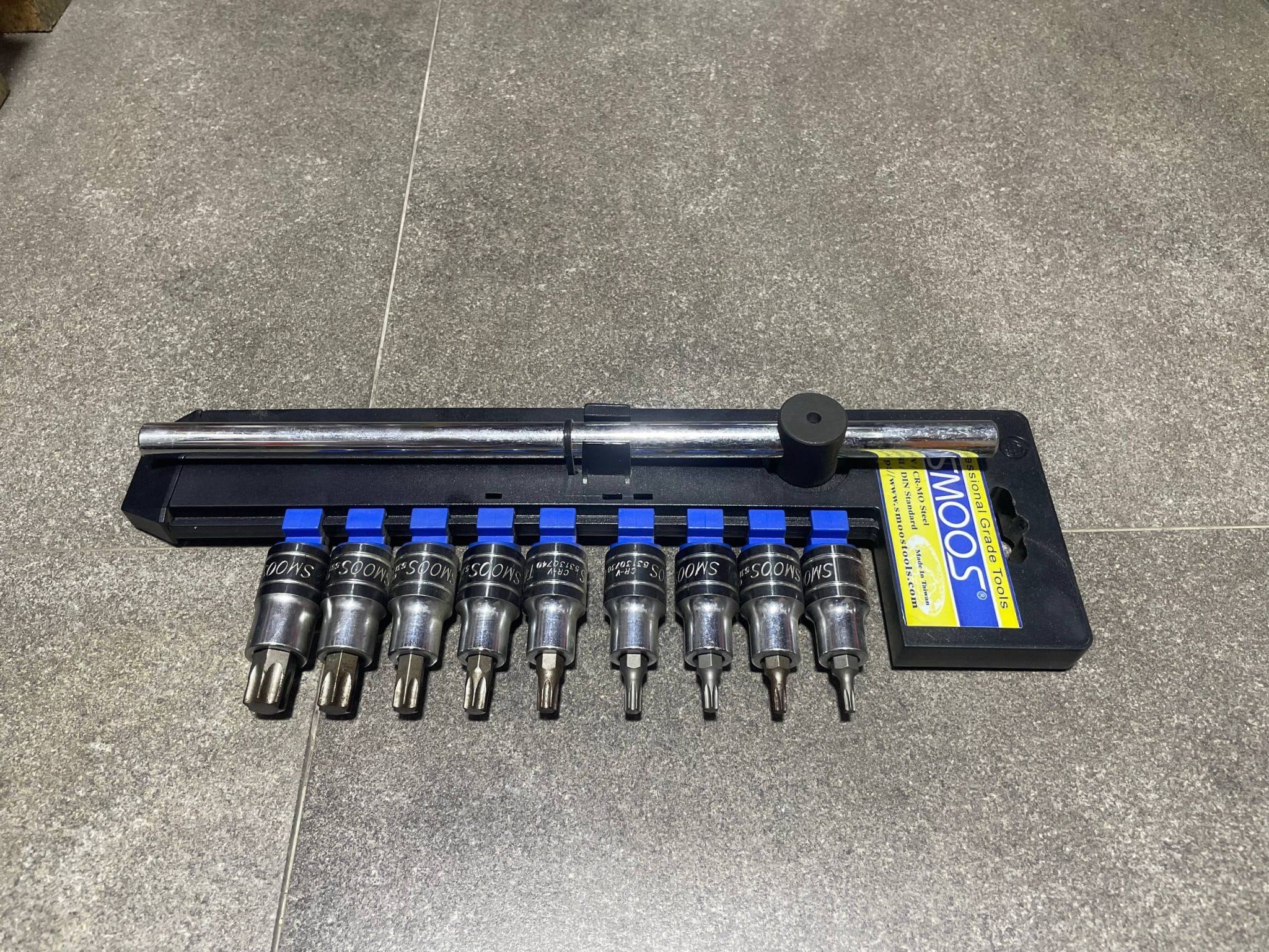 SMOOS 10pcs Torx Socket Set T20–T60