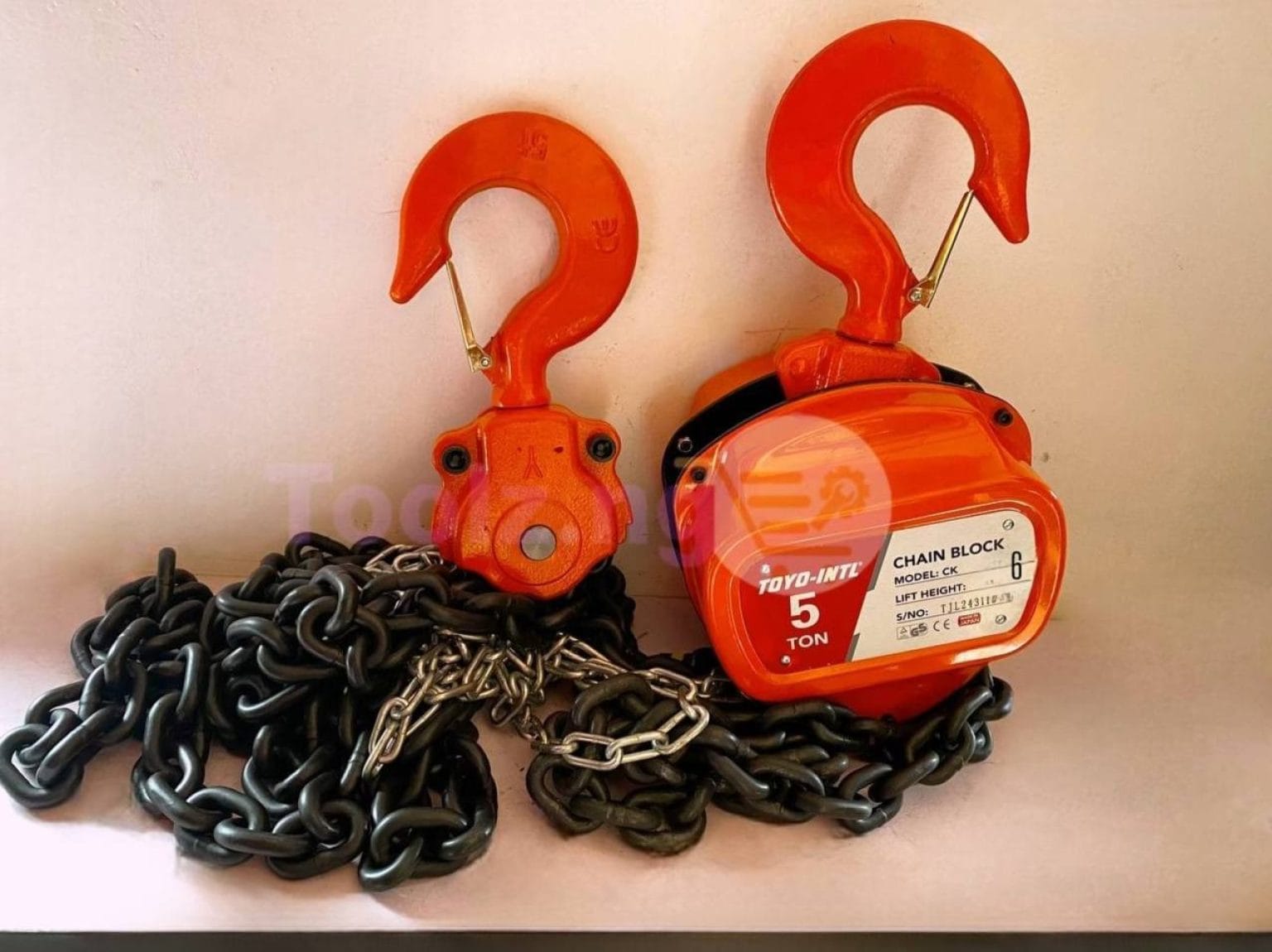 TOYO 5TON 6M Chain Block Heavy Lift Hoist